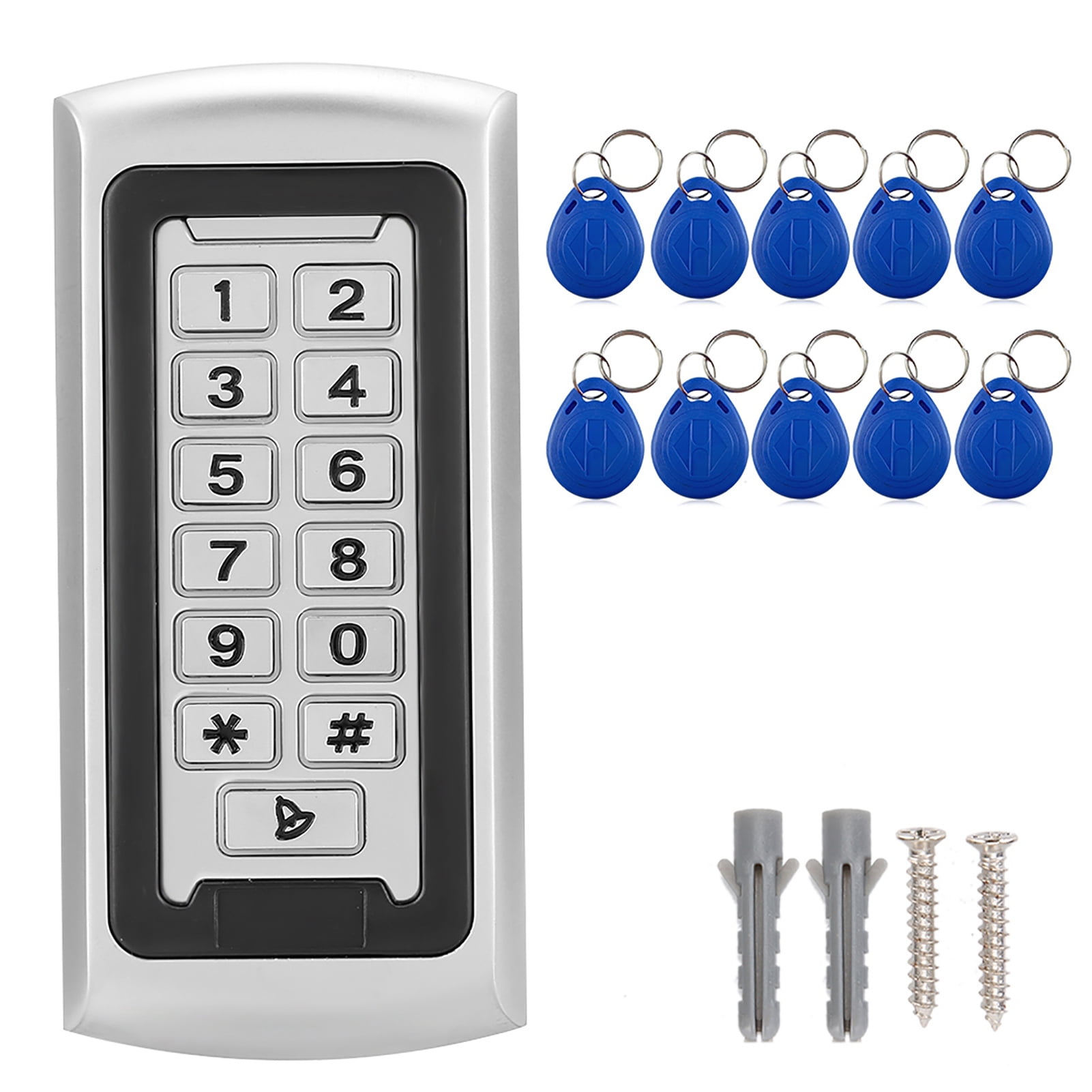 125KHz RFID Outdoor Wiegand Keypad Access Control System, 2000 User ...