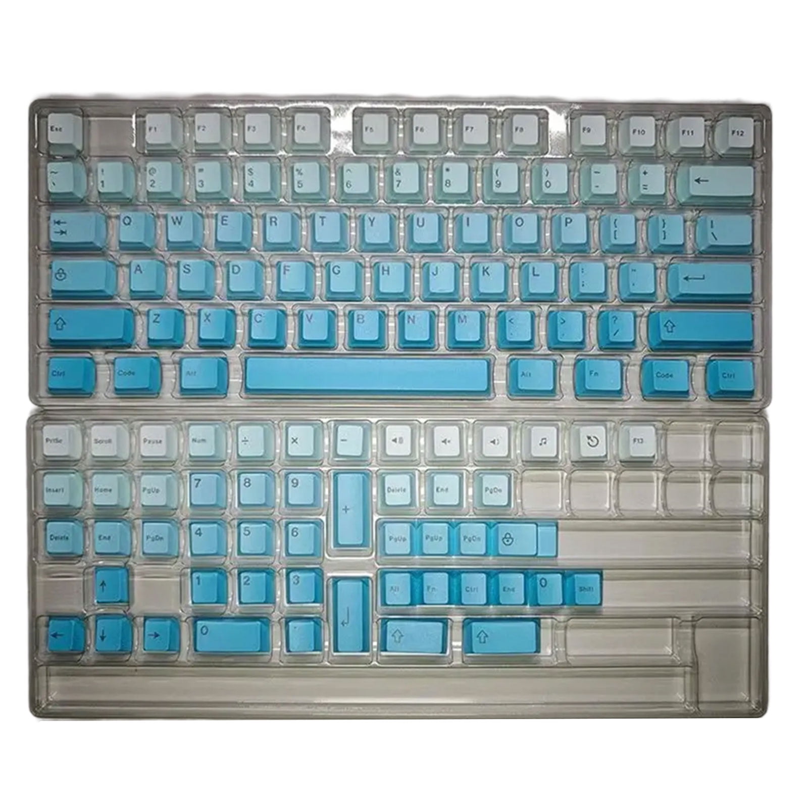 125Keys Original Height Dye Sublimation Gradients Keycaps Top/Side ...