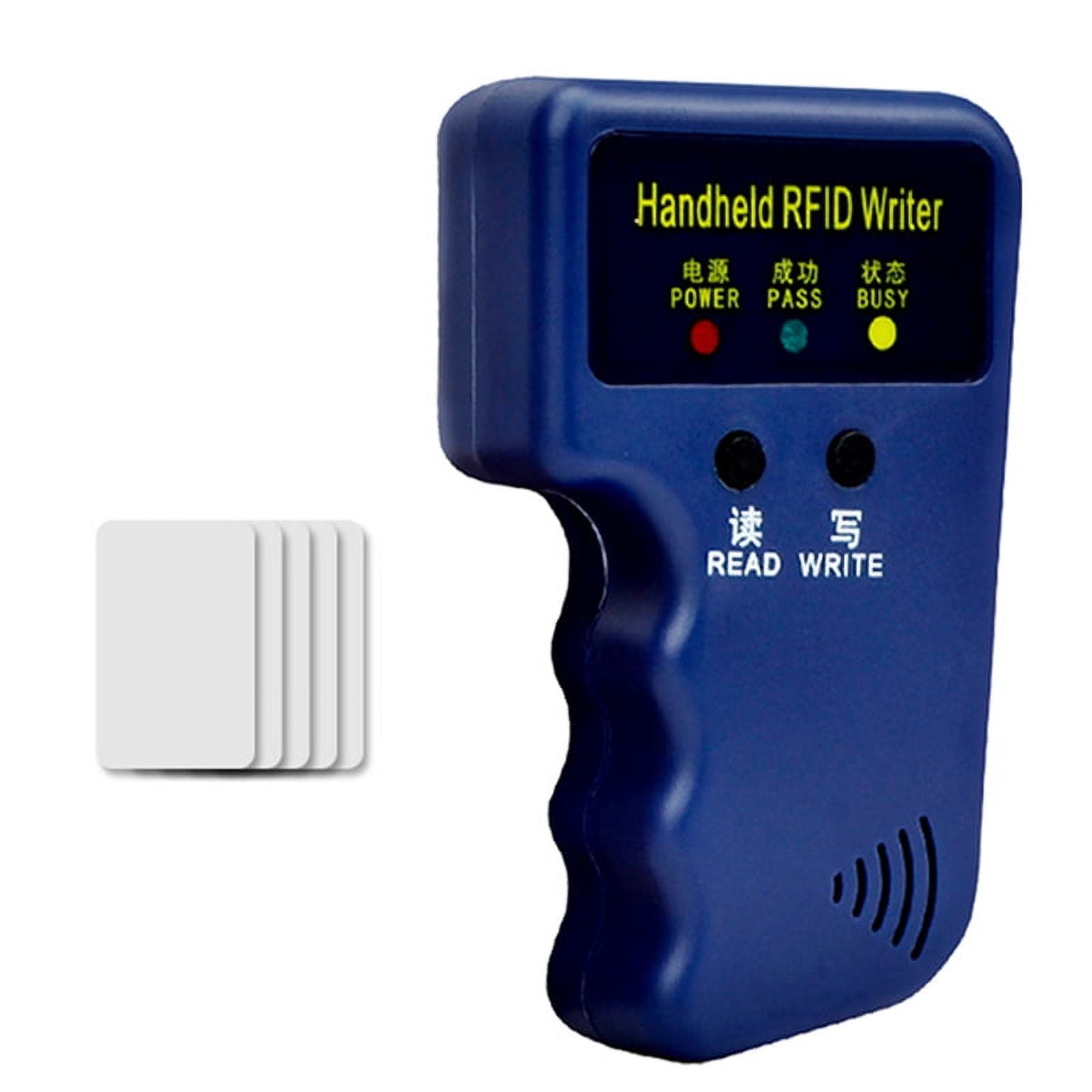 125Khz RFID Card Reader+5 Cards Kit Copier Writer Duplicator Programmer ...