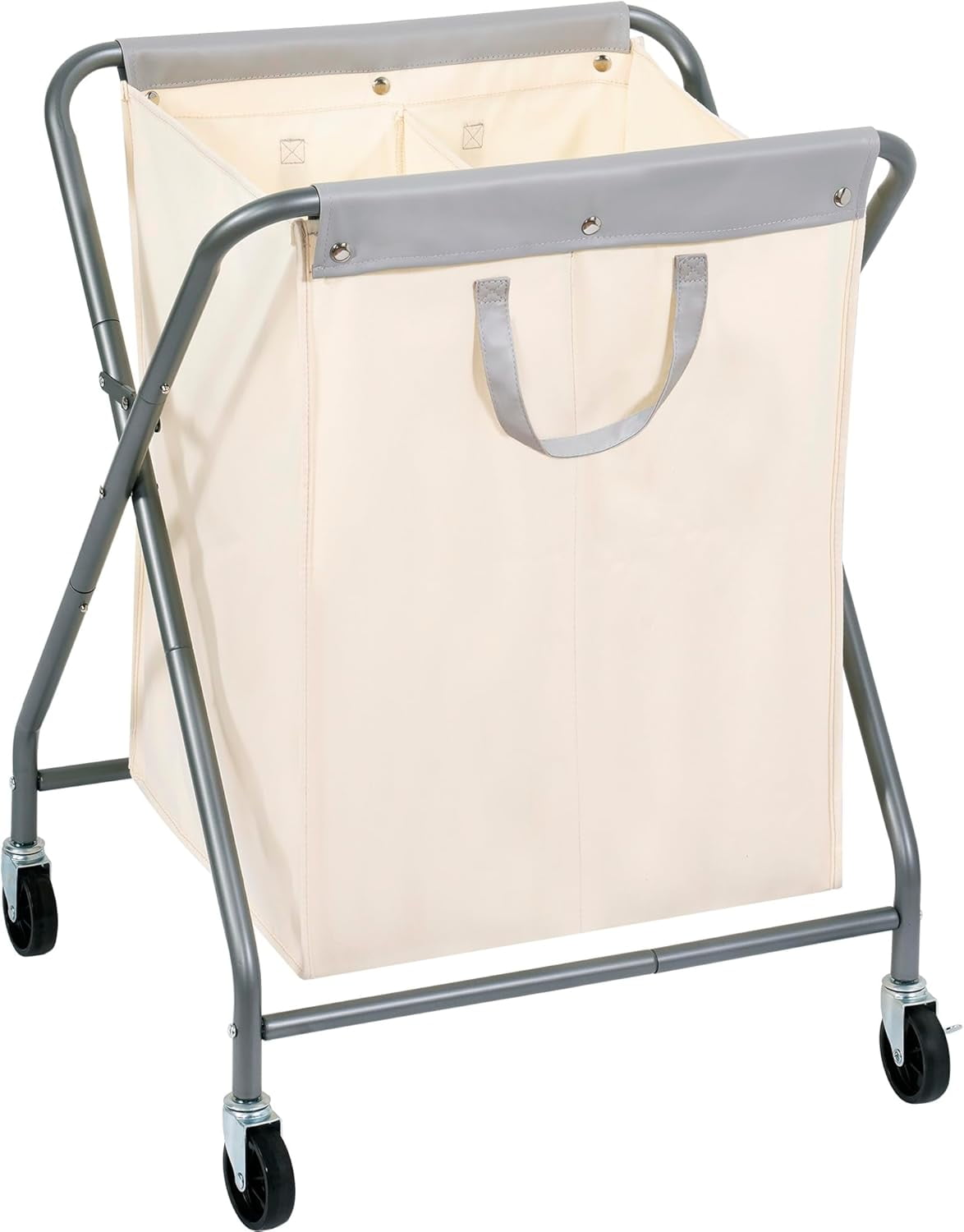 125L Laundry Hamper with Wheels, Rolling Laundry Basket, Heavy Duty ...