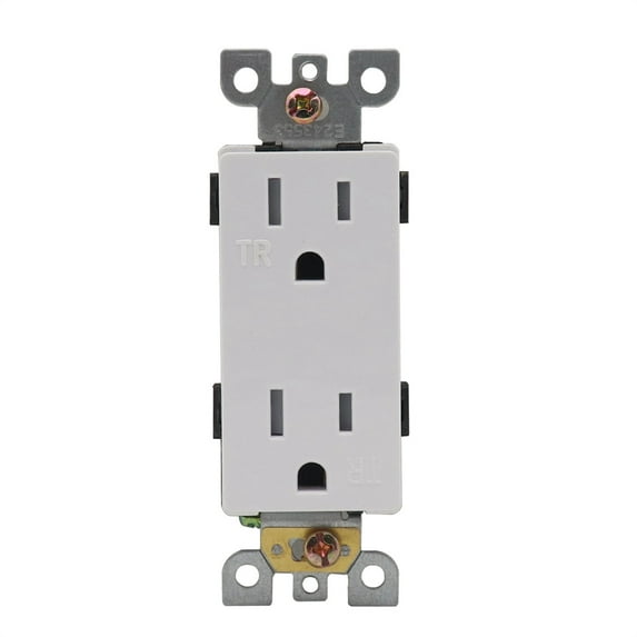 125V 15A White US Plug Socket For Trailers, Campers, RVs, grades UL94 ...