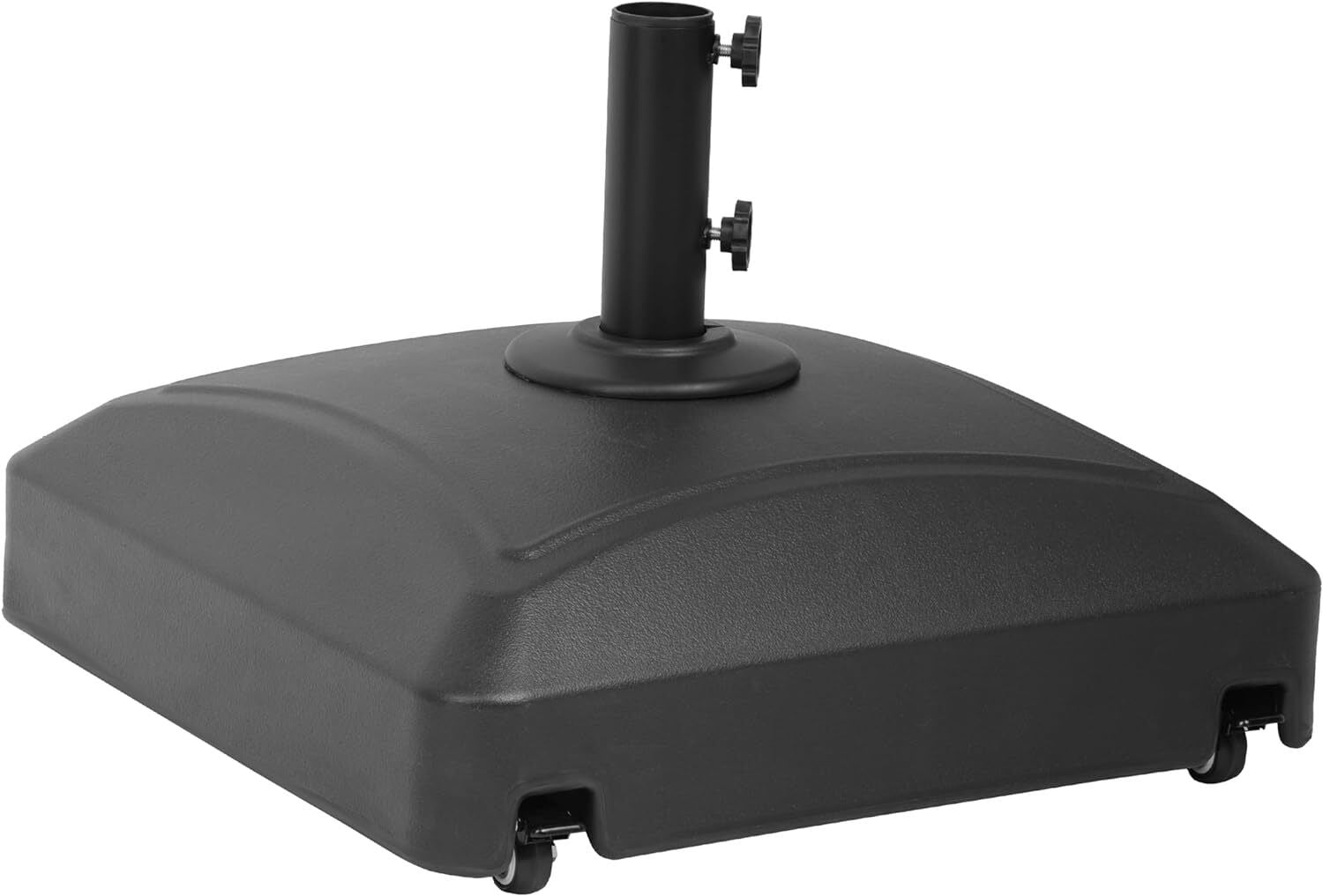 125lb Capacity Fillable Mobile Patio Umbrella Base Market Stand for ...