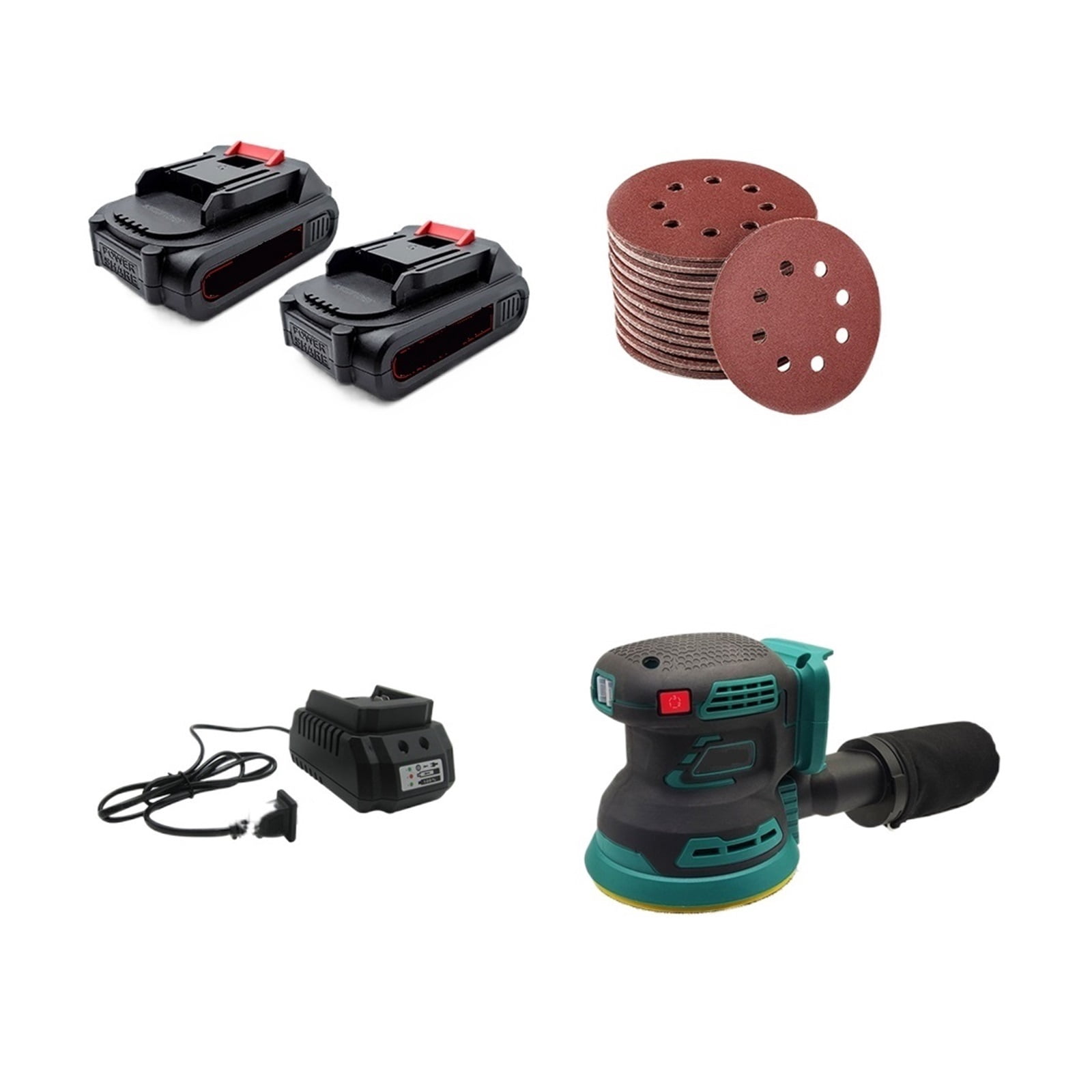 125mm Brushless Electric Sander Random Orbital Wood Grinder Polishing ...