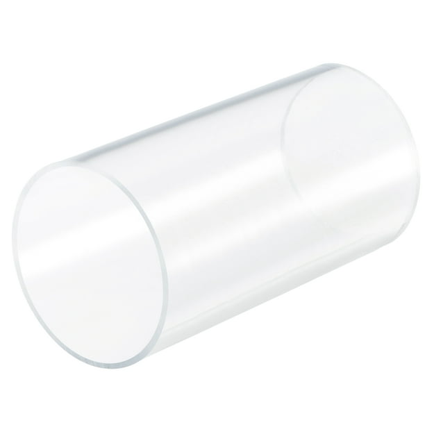 125mm ID 130mm OD 12" Acrylic Pipe Rigid Round Tube Clear High Impact for Lighting, Models ...
