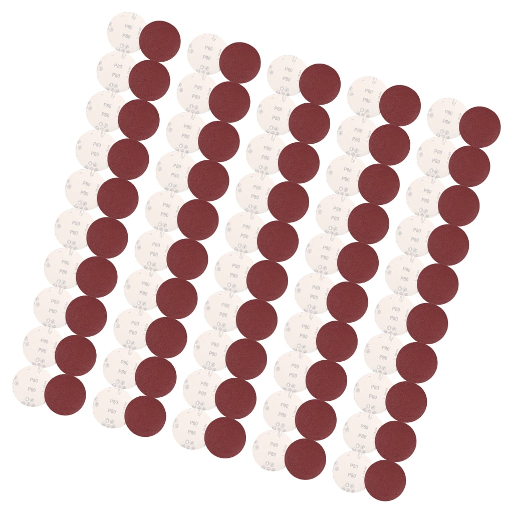 125mm Sanding Discs Set Abrasive Sandpaper Pad 100Pieces for Angle ...