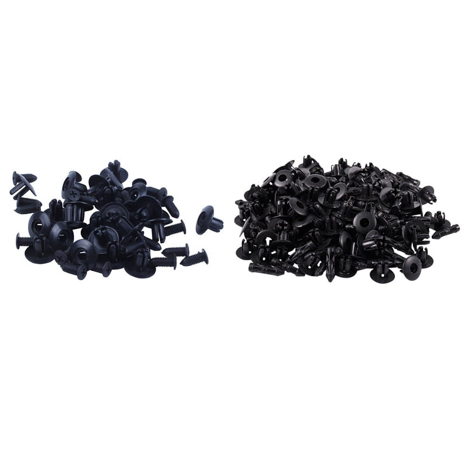 125pcs Plastic Rivets Fastener Auto Car Bumper Push Clips - 100pcs 7mm ...