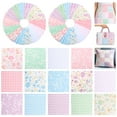 126 Pcs Cotton Fabric Bundles 5x5 Inch Cotton Fabric Squares Pre-Cut ...