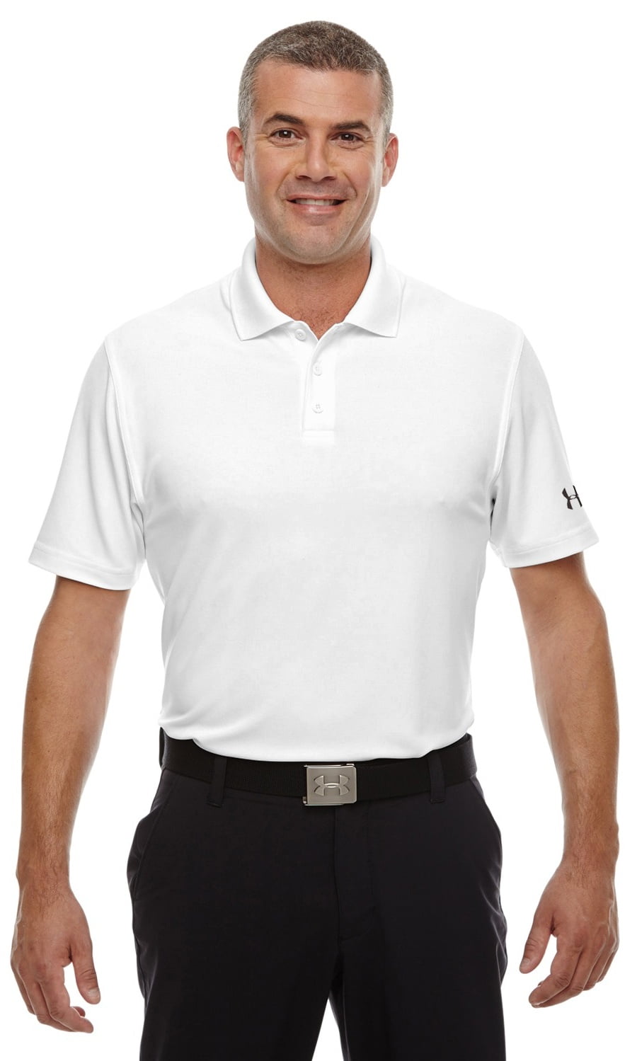 1261172 Under Armour Men's Corp Performance Polo White 4XL - Walmart.com
