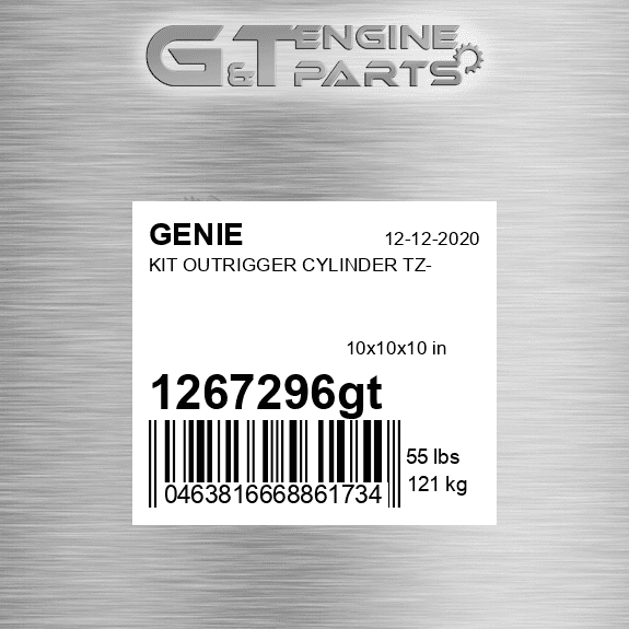 1267296GT KIT OUTRIGGER CYLINDER TZ- fits Genie (New OEM) - Walmart.com