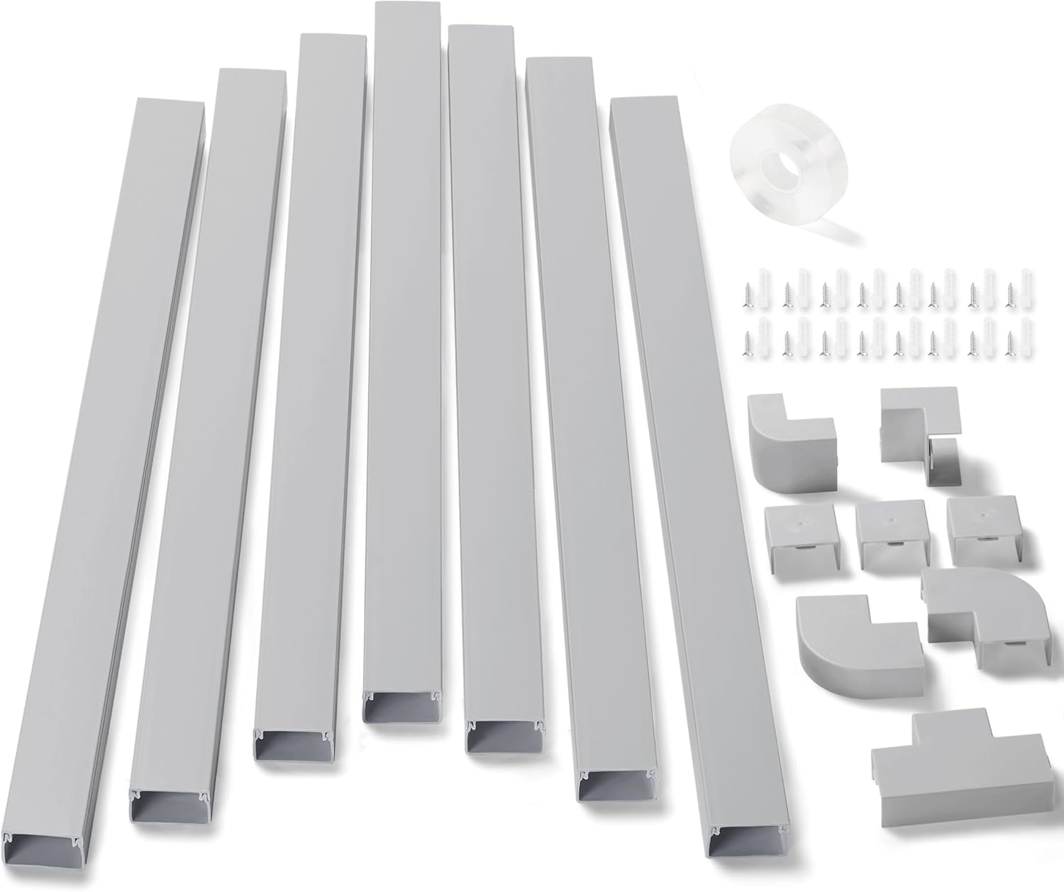 126in Cord Hider Kit, Wire Hiders for TV on Wall, Paintable Cable ...