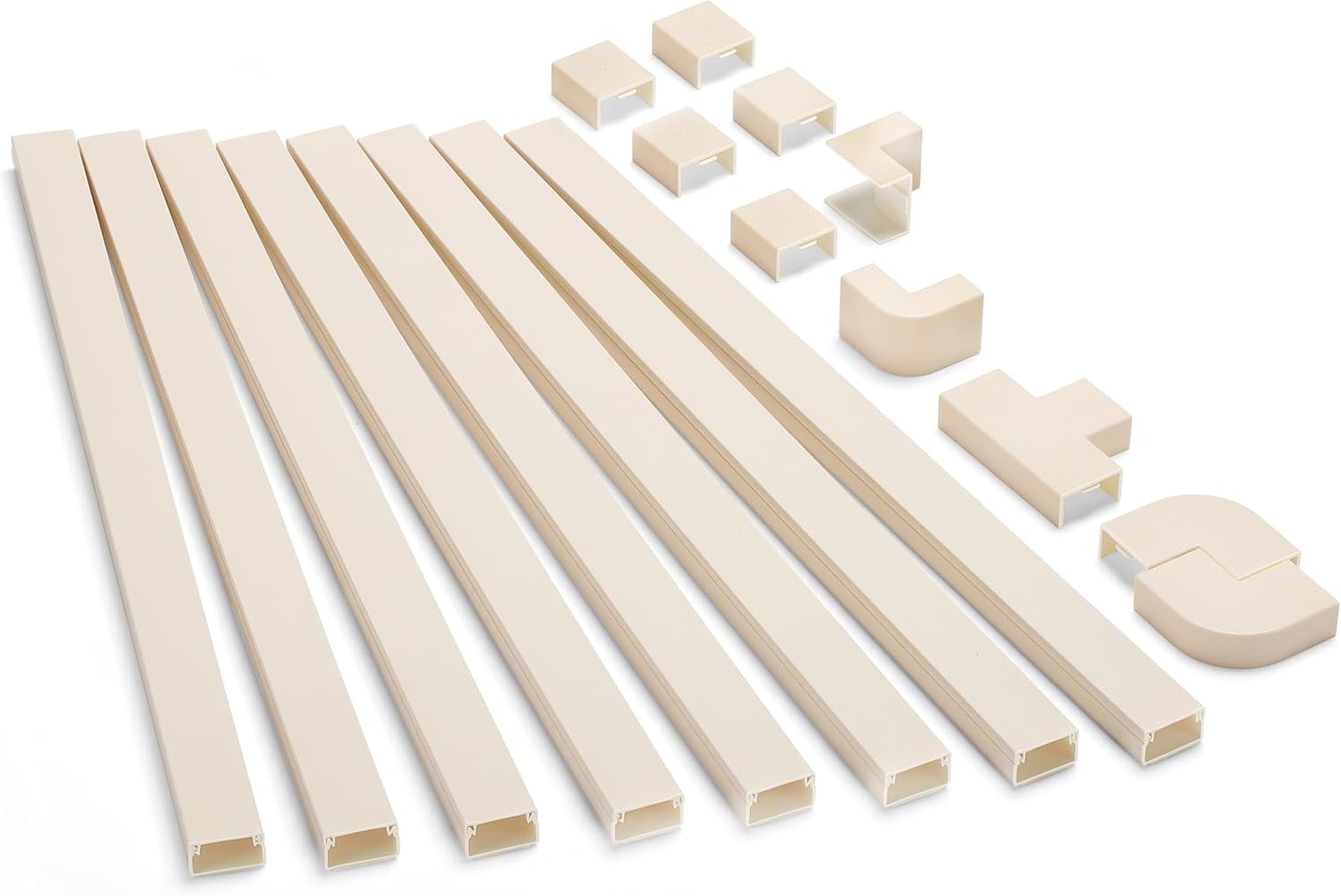 126in Cord Hider Kit, Wire Hiders for TV on Wall, Paintable Cable ...