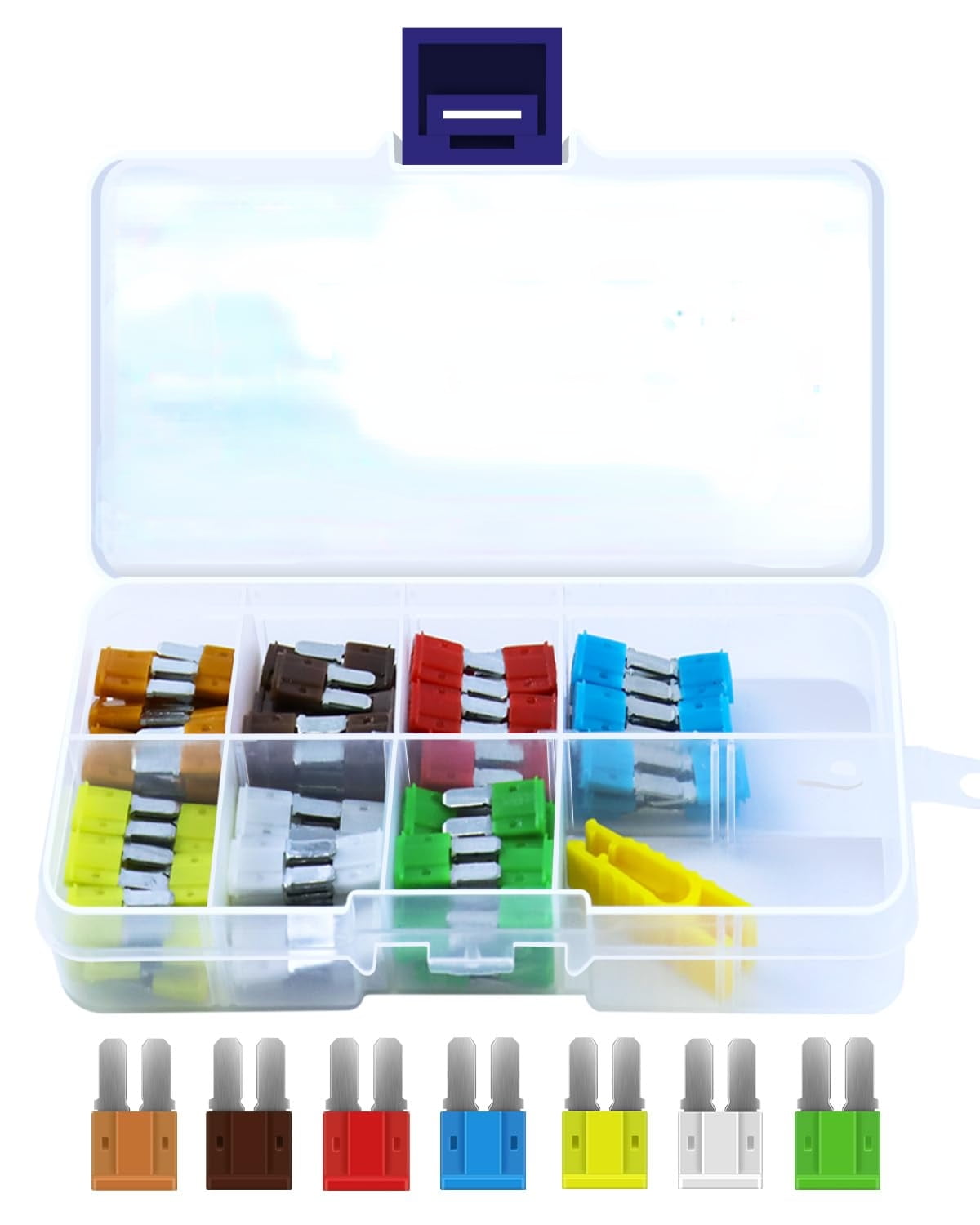 126pcs Micro 2 Fuse Kit - Micro2 ATR Automotive Blade Fuses Assortment ...