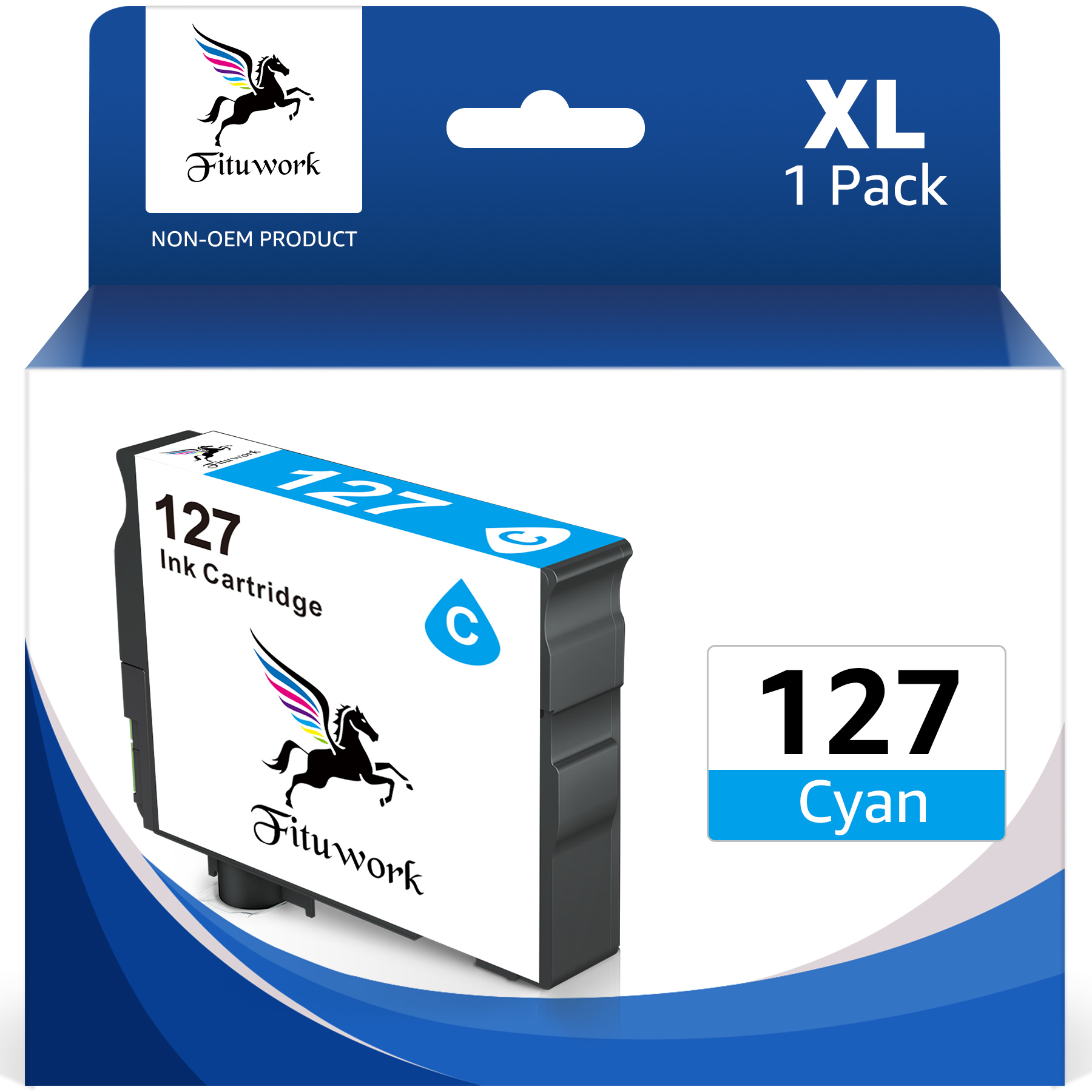 127 127XL T127 Ink Cartridge Cyan High Capacity Ink 127 Cartridges ...