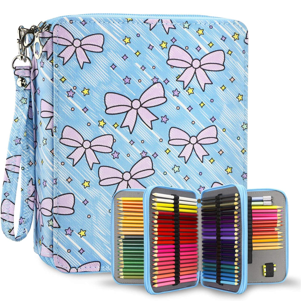 127 Slots Colored Pencil Case – Oxford Fabric Pen Case with ...