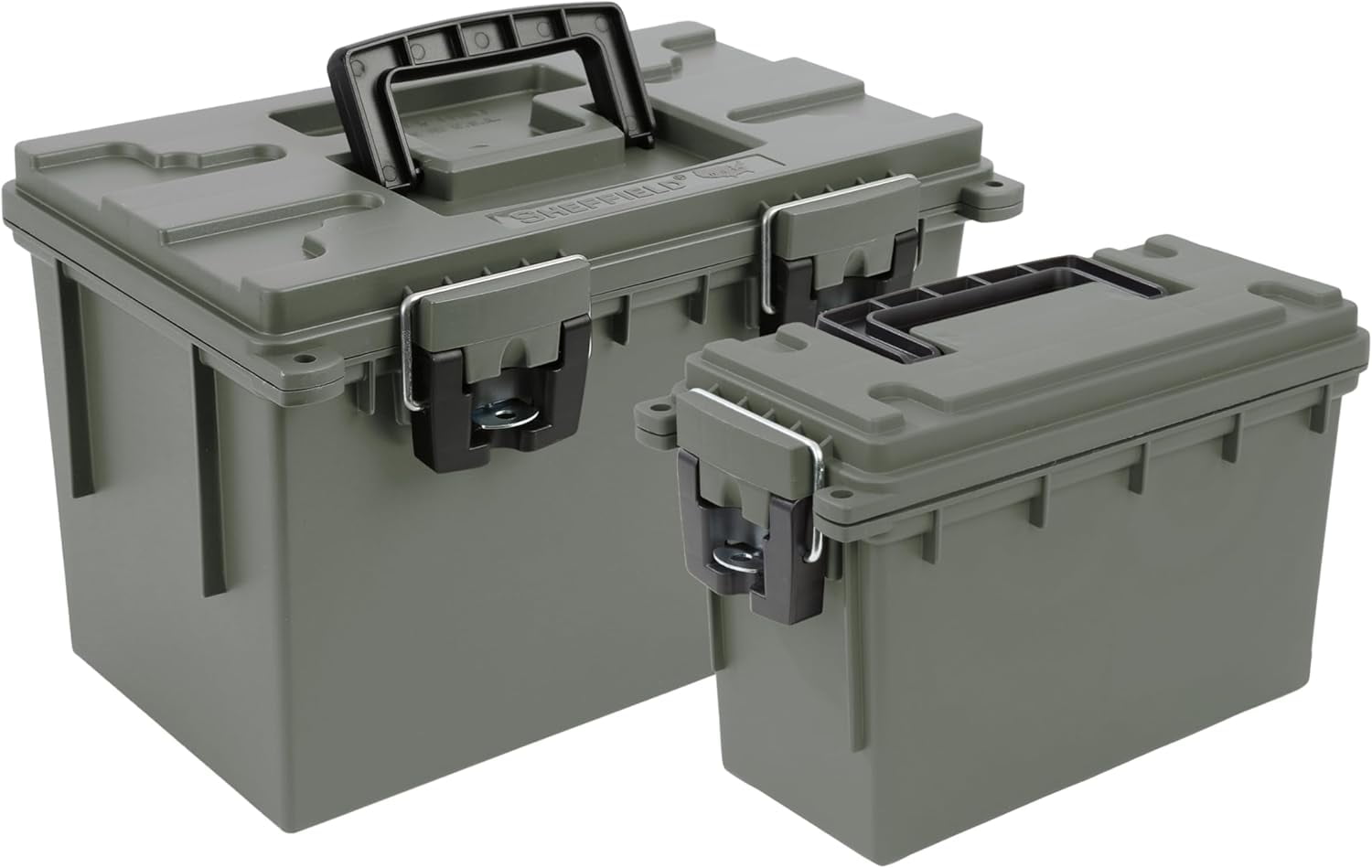12713 2-Pack Combo Ammo Storage Boxes, .30 Cal and .50 Cal Field Boxes ...