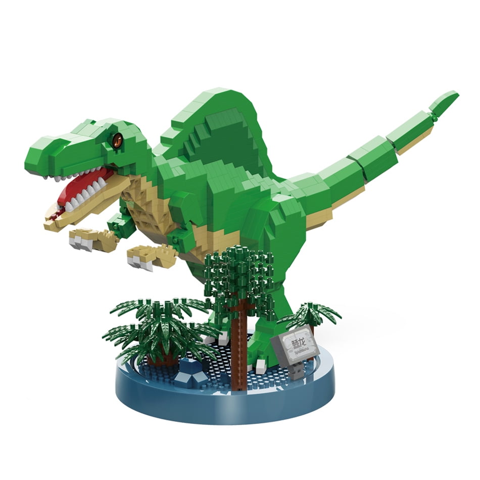 1271PCS DIY building blocks dinosaur Jurassic Spinosaurus compatible ...