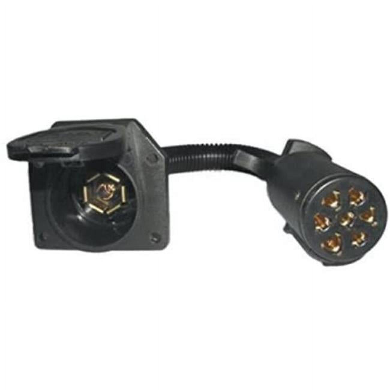 12724EV 7-Way Pin Plug Blade Socket Harness Adapter - Walmart.com