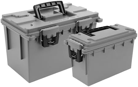 12767 XL Storage Bins With Lids, 4-Pack Stackable Storage Bins, Made in ...