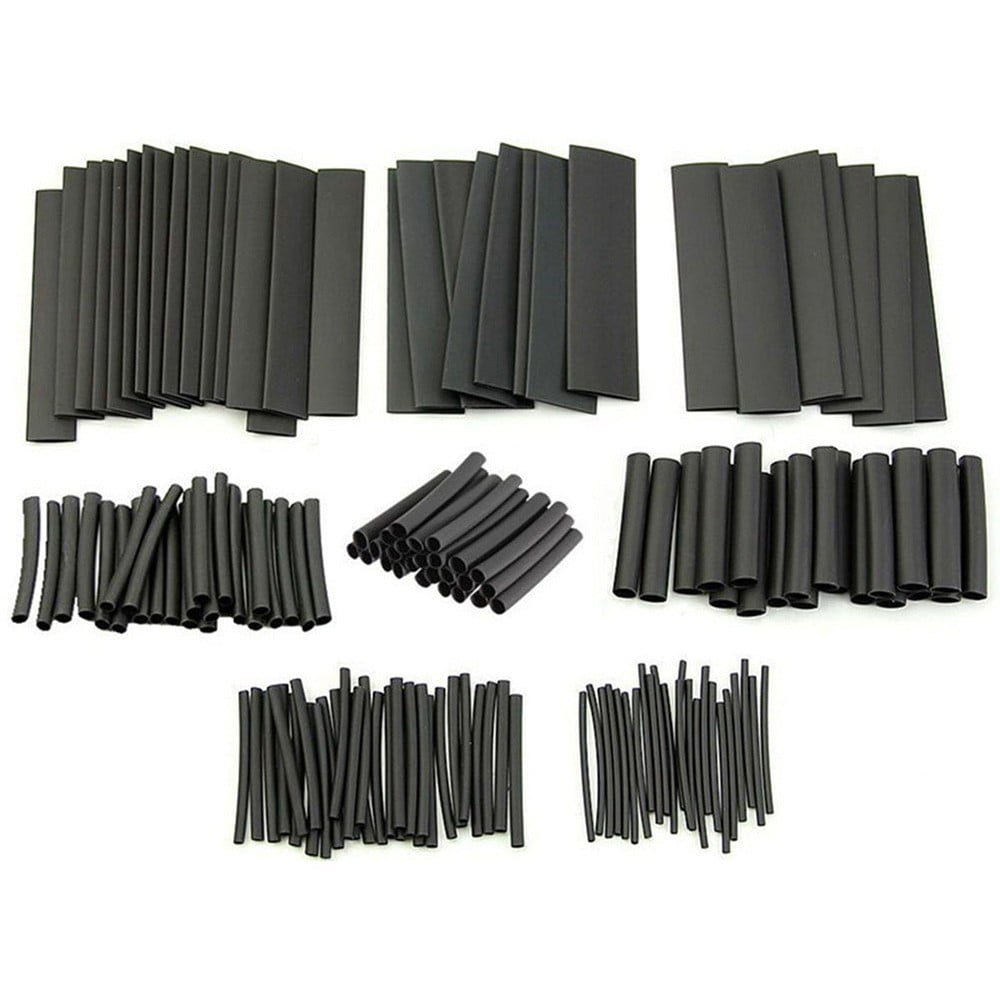 127Pcs Tube Assortment Kit Electrical Connection Black Glue ...