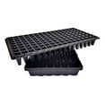 128 Cell w/ 1020 Flat Seed Starter Tray - Extra Strength, 10 Pack Combo ...
