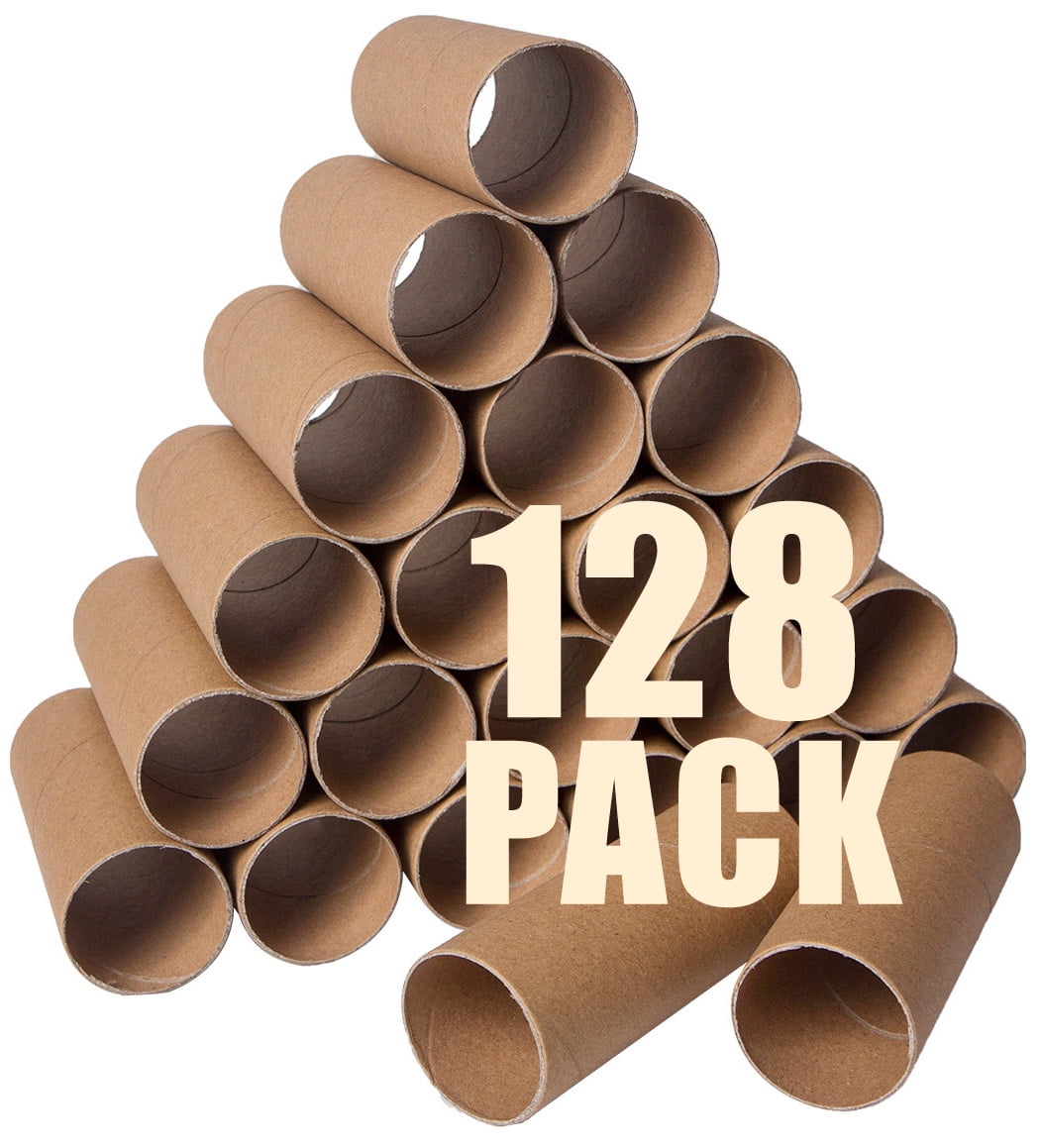 128 Pack Craft Rolls- Thick Cardboard Tubes For Crafts - Craft Rolls ...