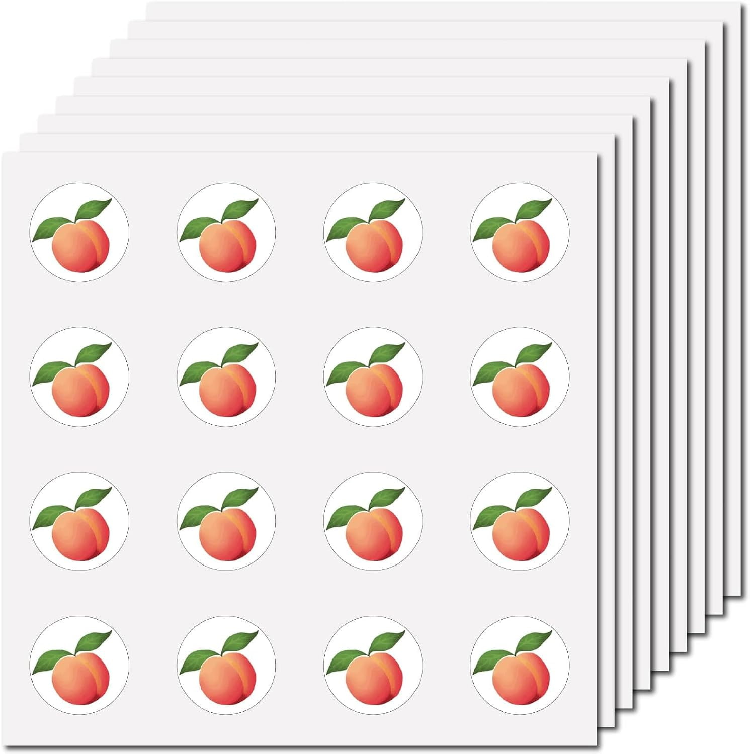 Peach Stickers