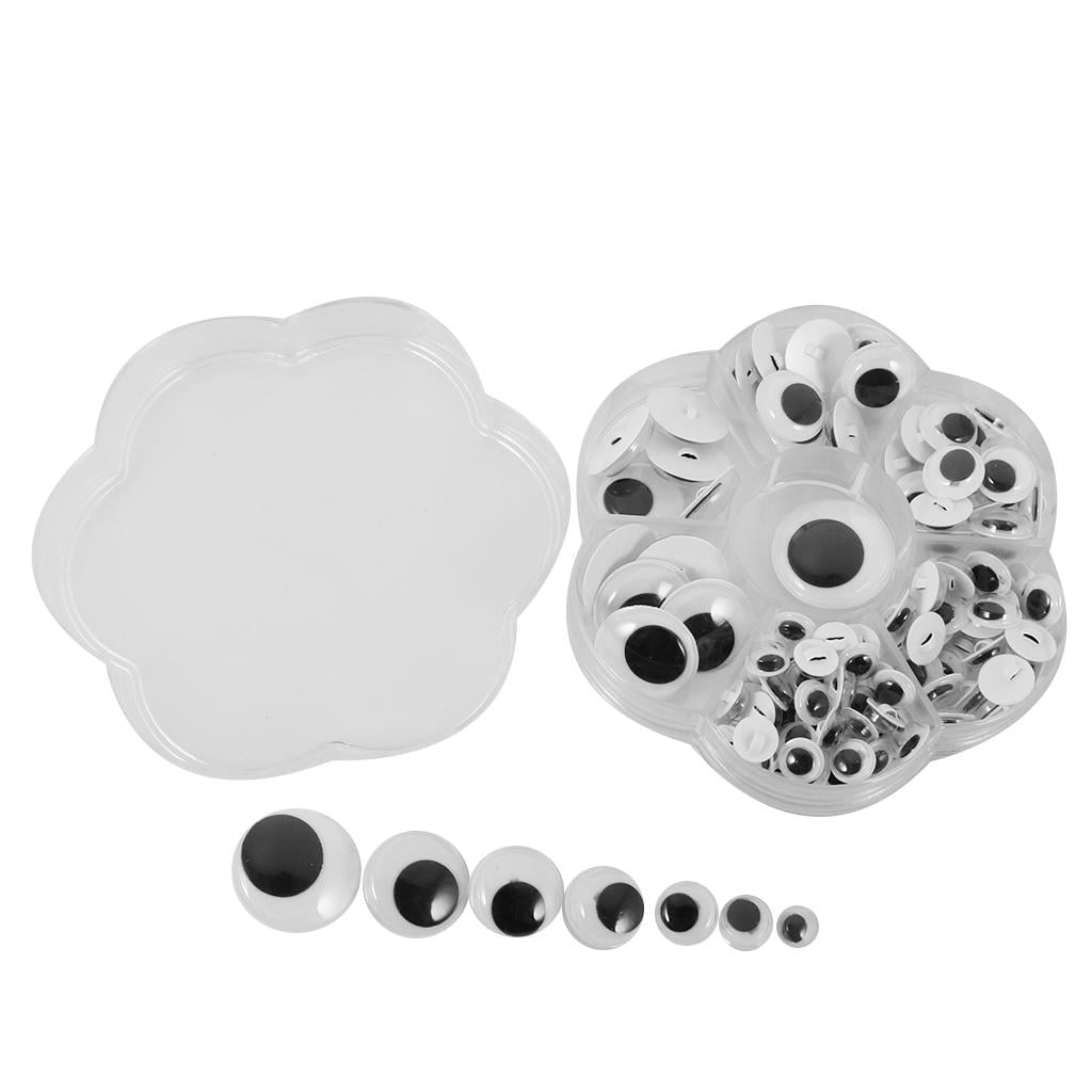 128 Pieces Sew on Wiggly Googly Eye Self- Moving Wobbly Joggly Eyes ...