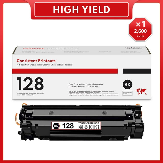 128 Toner Cartridge : CRG-128 Toner Replacement for Canon ImageCLASS ...