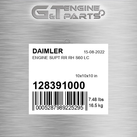 128391000 ENGINE SUPT RR RH S60 LC fits DAIMLER (New OEM) - Walmart.com