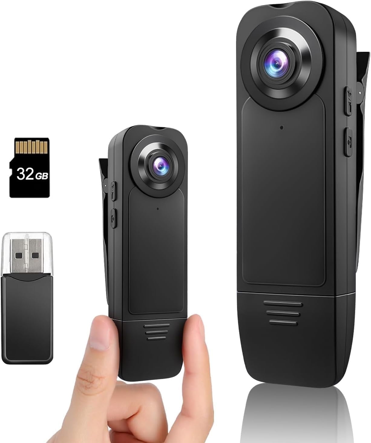 128G Mini Body Camera 【Upgrade】 1080P HD Body Camera Wearable Camcorder ...