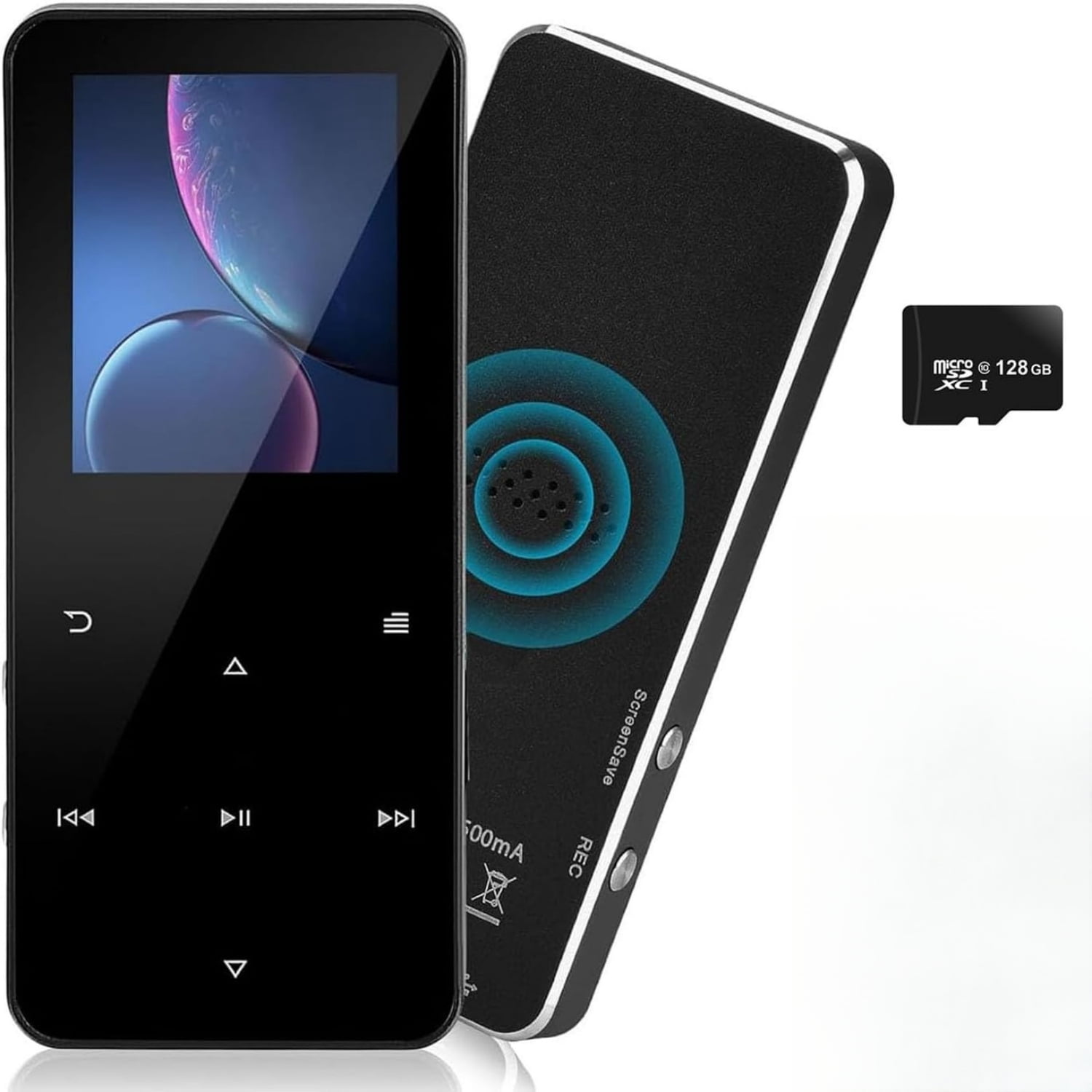 128GB+16GB MP3 Player with Bluetooth 5.2, Portable Multi-Function Music ...