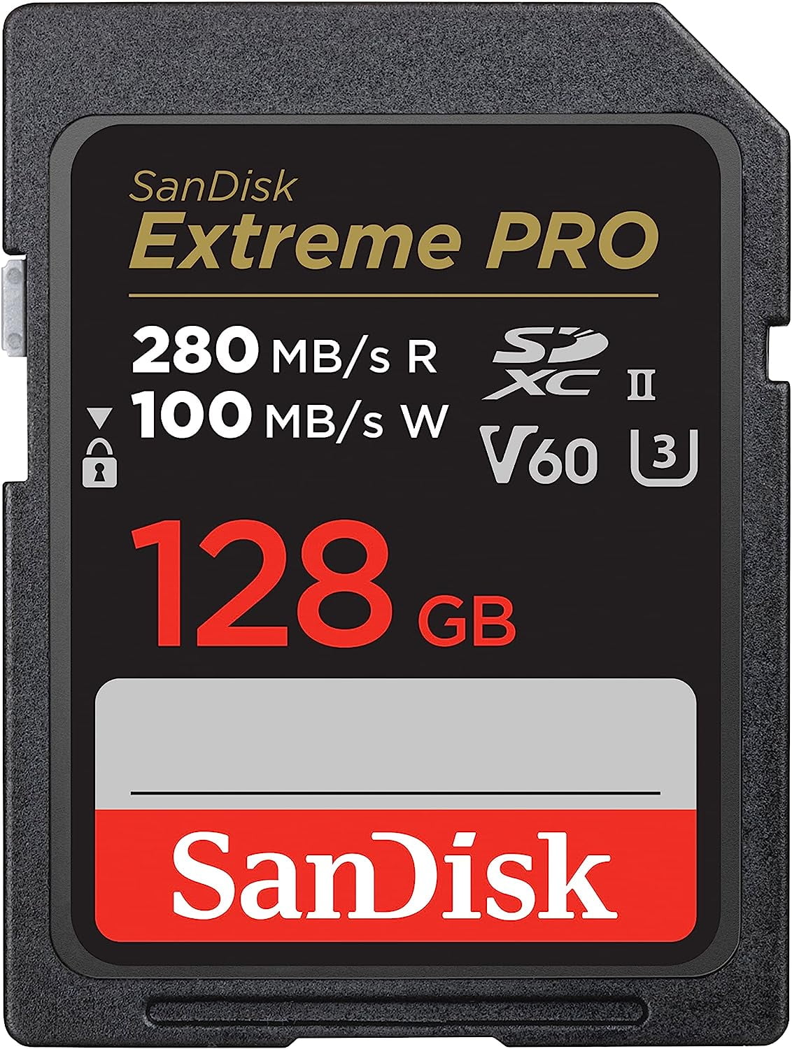 128GB Extreme PRO SDXC UHS-II Memory Card - C10, U3, V60, 6K, 4K UHD ...