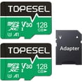 128GB Micro SD Card 2 Pack with Adapter, High Speed TF Card, Memory ...