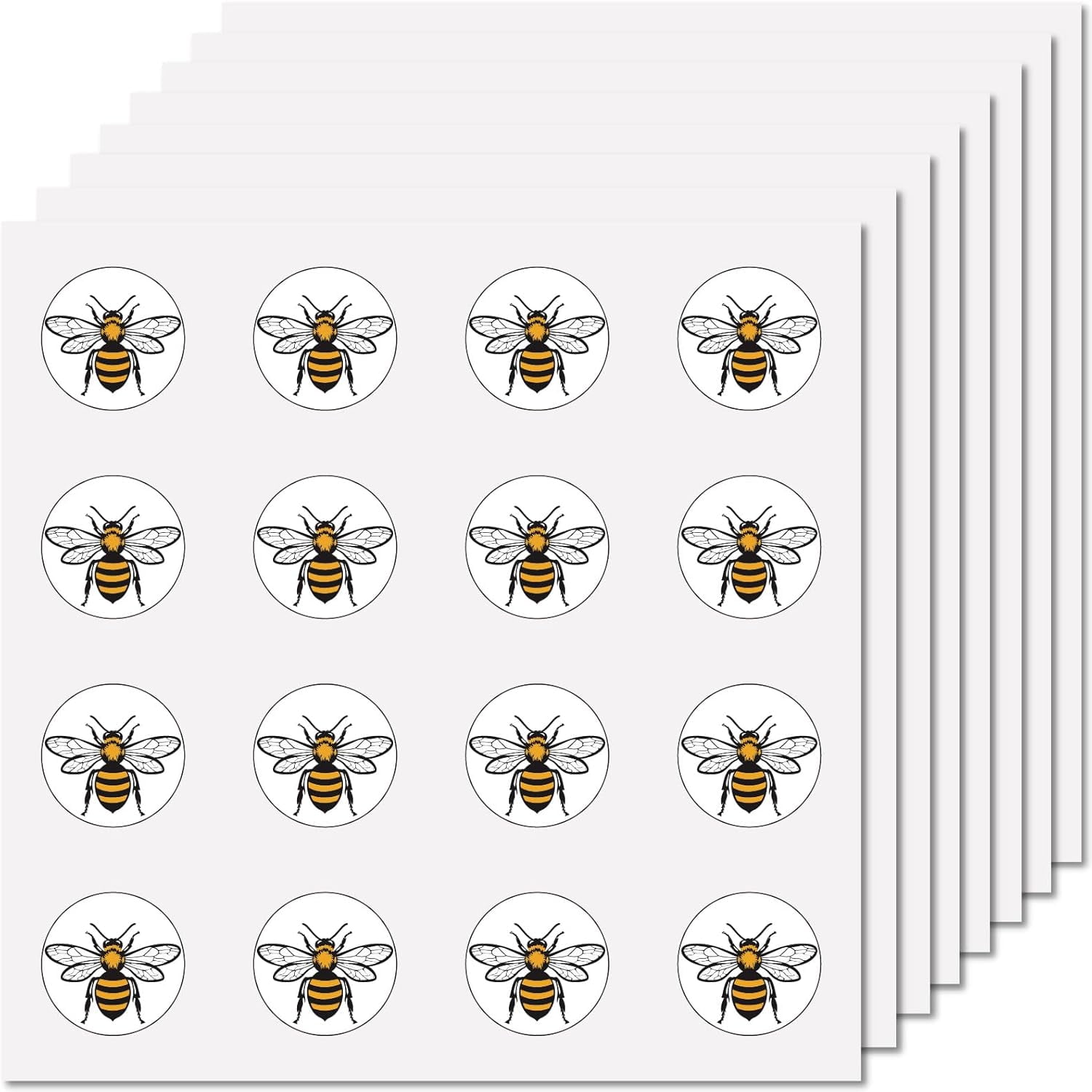 128Pcs Bumble Bee Planner Stickers Helmet Sticker Bees Decals Self ...