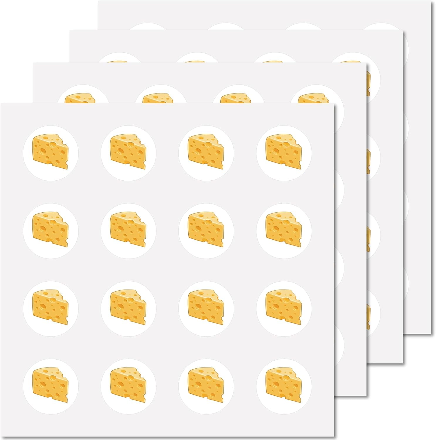 128Pcs Cheese Planner Stickers Dairy Food Helmet Sticker Decals Self ...
