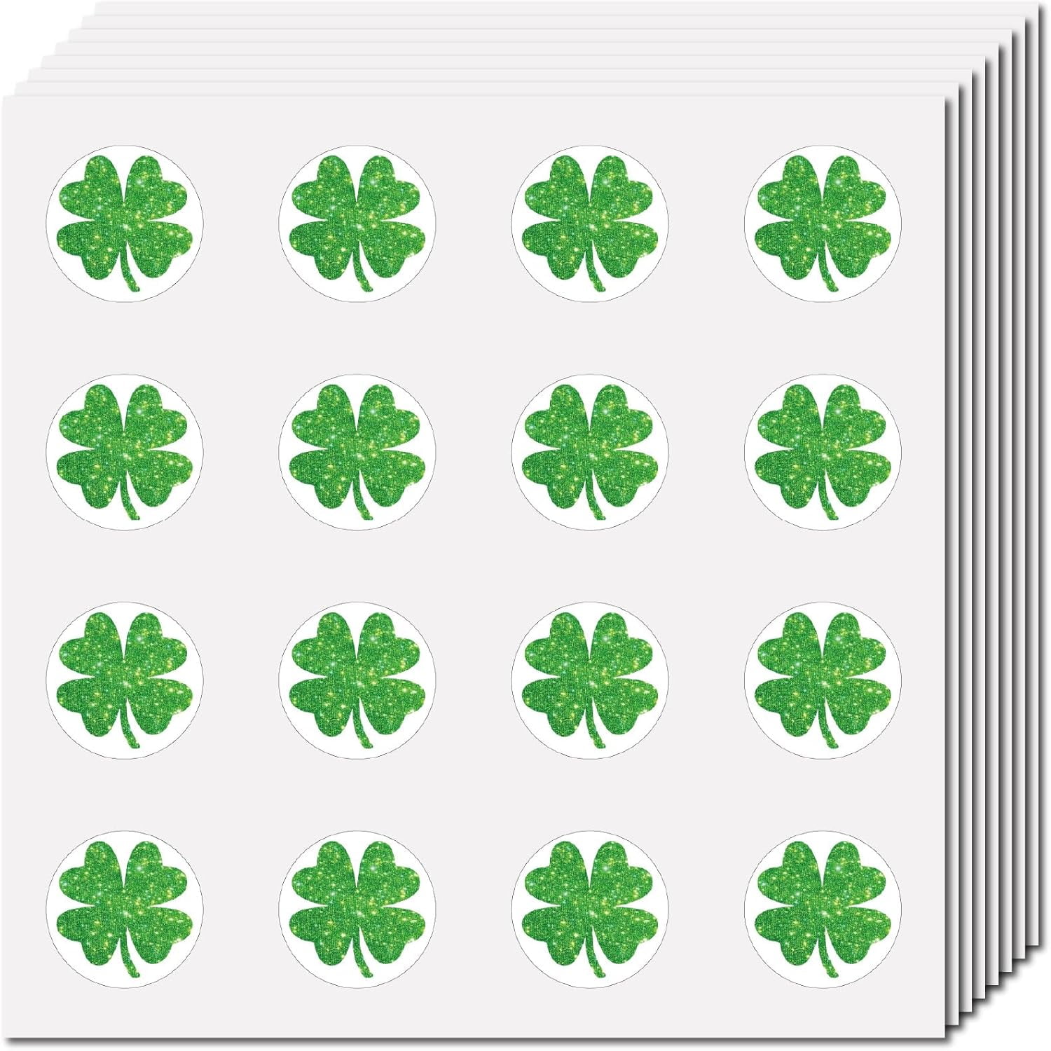 128Pcs Clover Stickers DIY for Scrapbooking Small Lucky Clover Decal ...