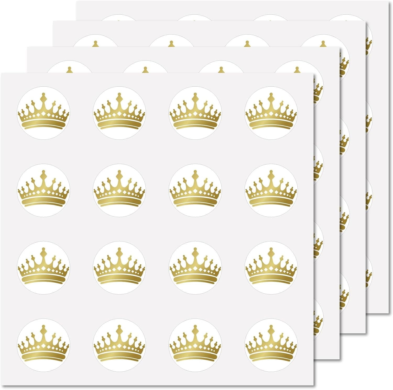 128Pcs Crown Stickers Crown Decal Self-Adhesive Waterproof Planner ...