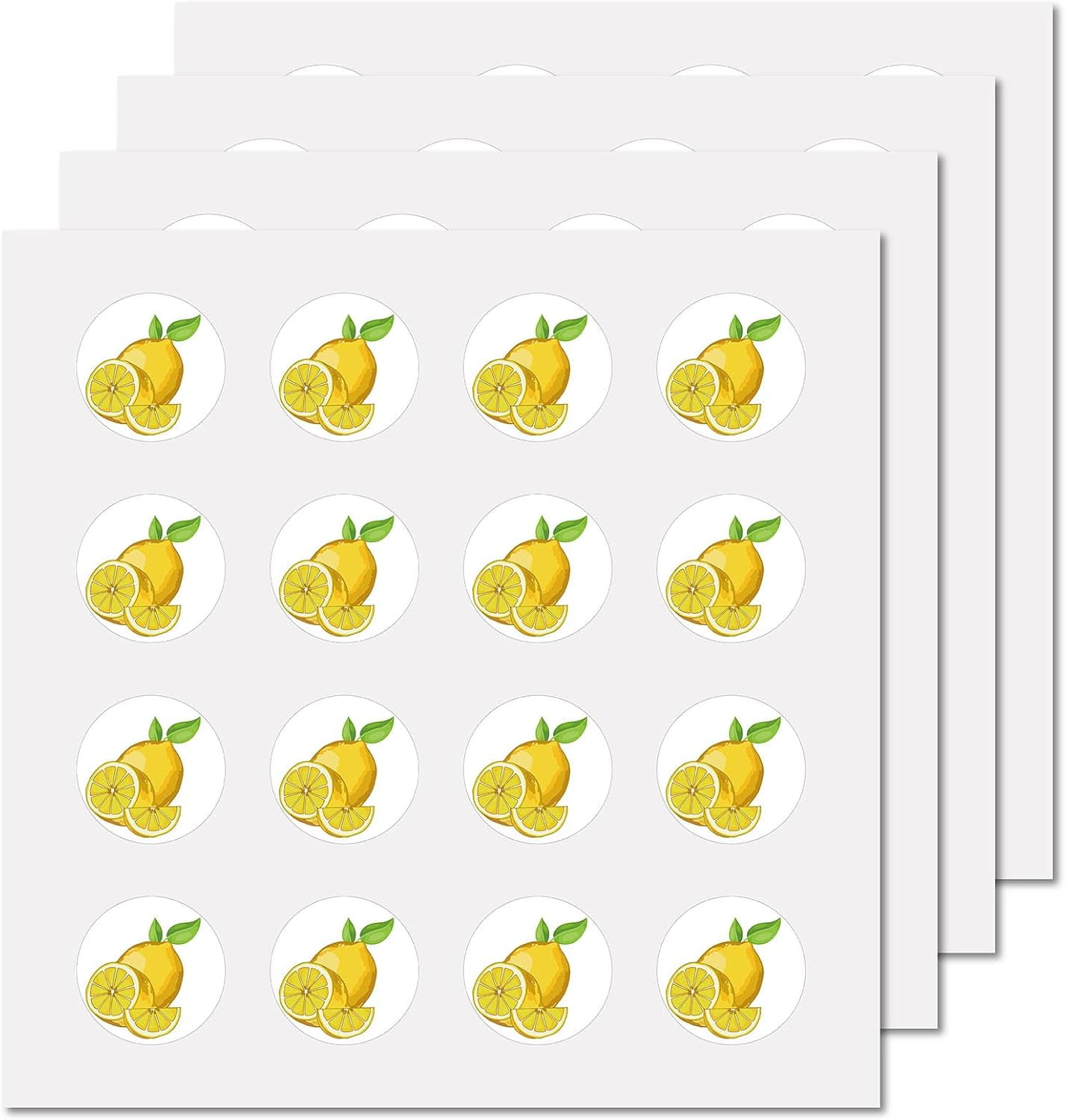 128Pcs Lemon Planner Stickers Fruit Vinyl Decal Self-Adhesive ...