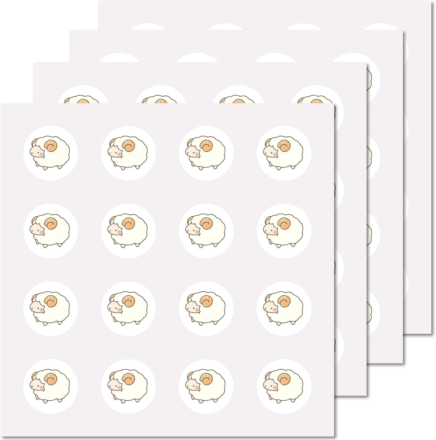 128Pcs Sheep Planner Stickers Lamb Helmet Sticker Decals Self-Adhesive ...