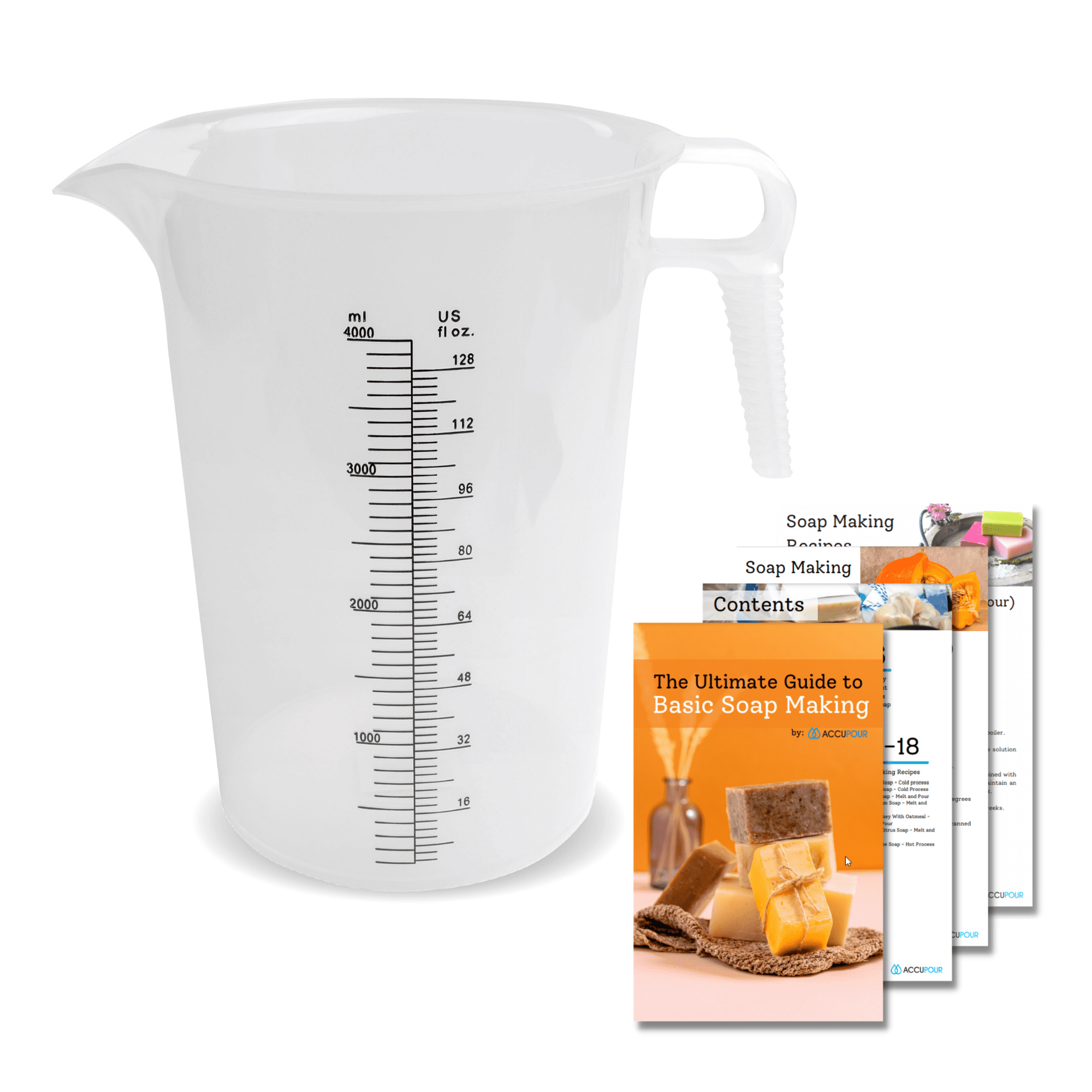 128oz Measuring Pitcher - Large Measuring Container - Great Pool ...