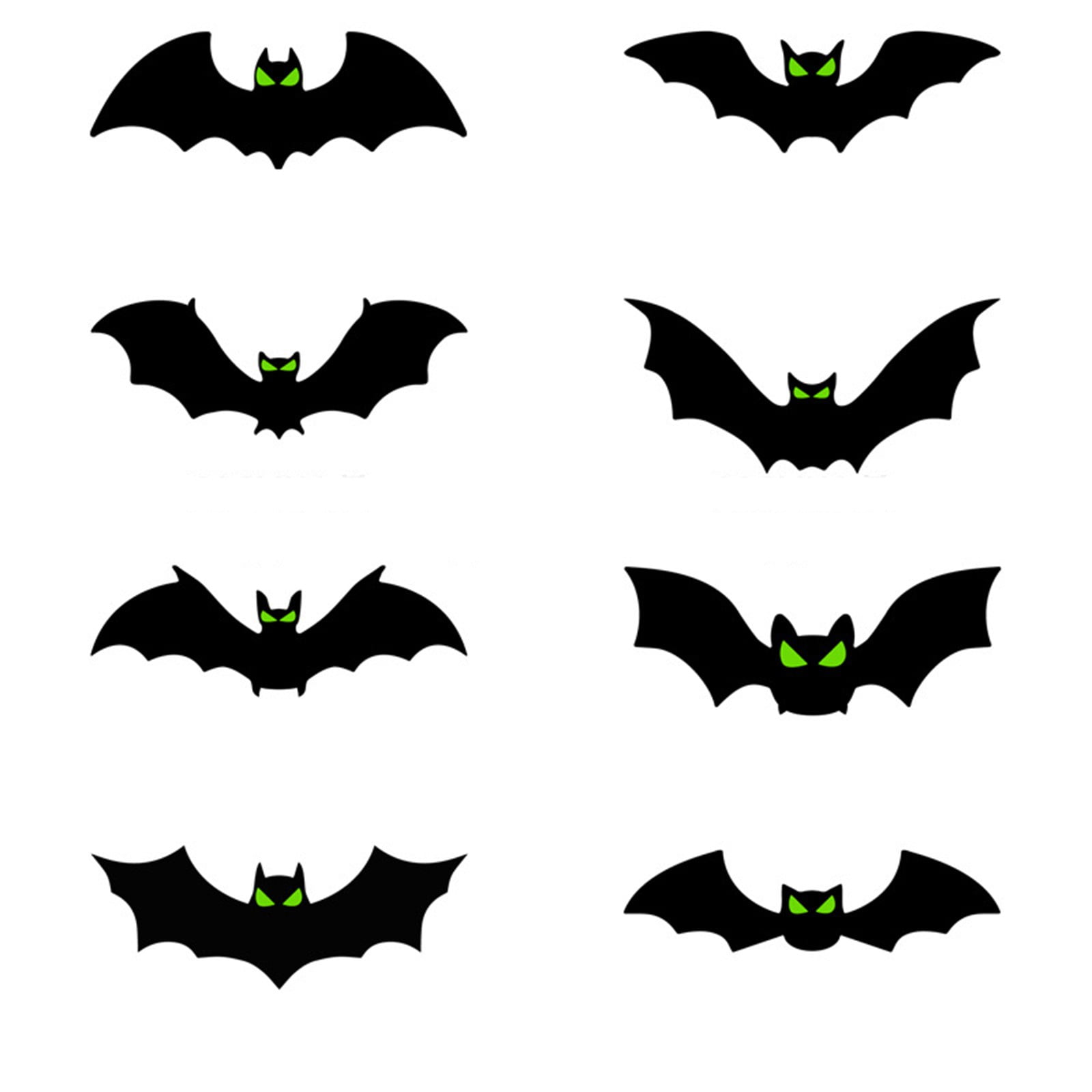 128pcs Bats Halloween Decoration,Halloween Bats Wall Décor Realistic ...