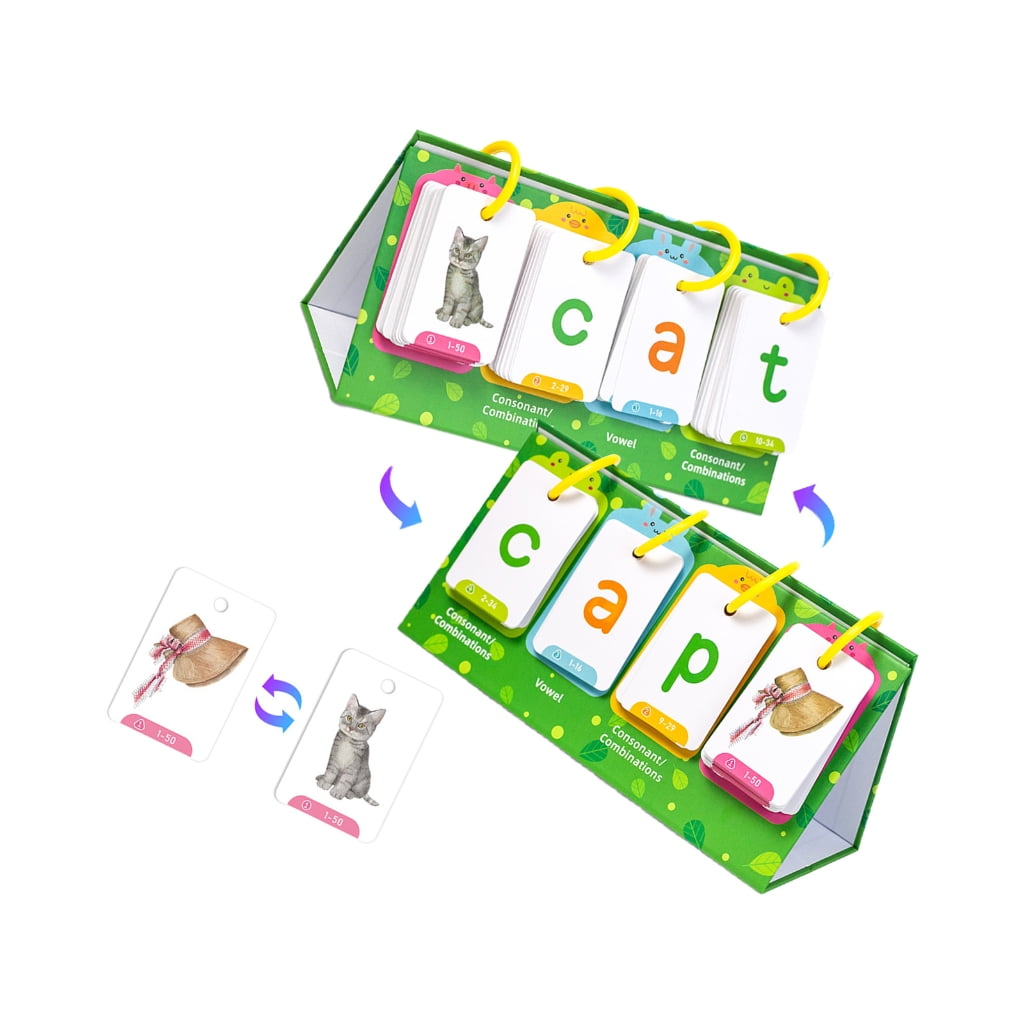 129 Illustrated Word Cards For Preschool Cognitive Skills Development ...