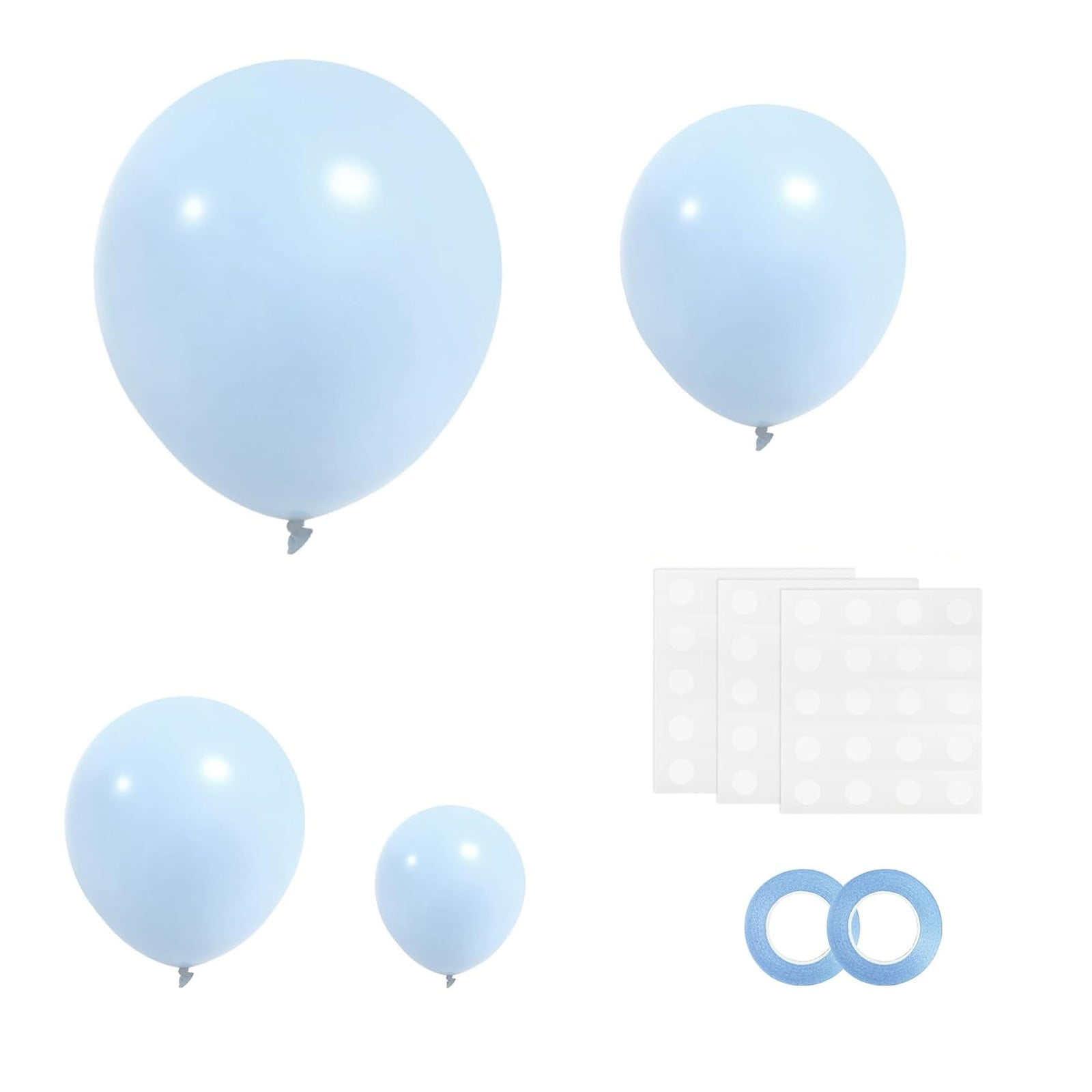 129 Pieces Balloon Arch Garland Kit, Lightweight Easy Assembly Latex ...