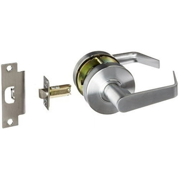 129002 2500 Series Heavy Gauge Steel/Zinc Grade 2 Cylindrical Passage ...