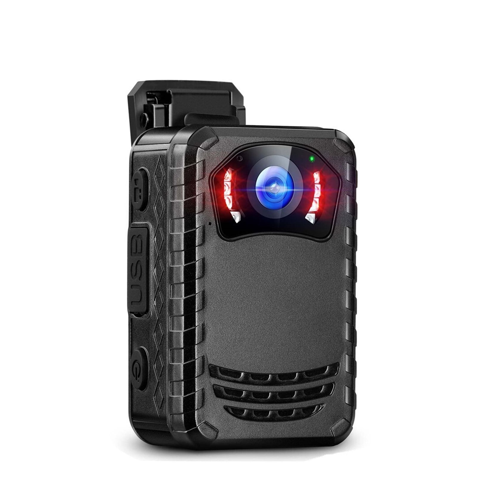 1296P HD 128GB Body Worn Camera Portable Multi-Functional IR Night Body ...