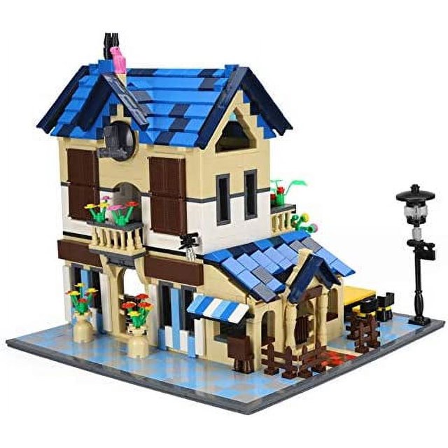 1298Pcs City Street French Lodge Modualr House Building Blocks Toy ...