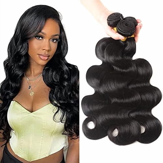 12A Brazilian Wave Human Hair 3 26 28 30Inch Unprocessed Brazilian ...