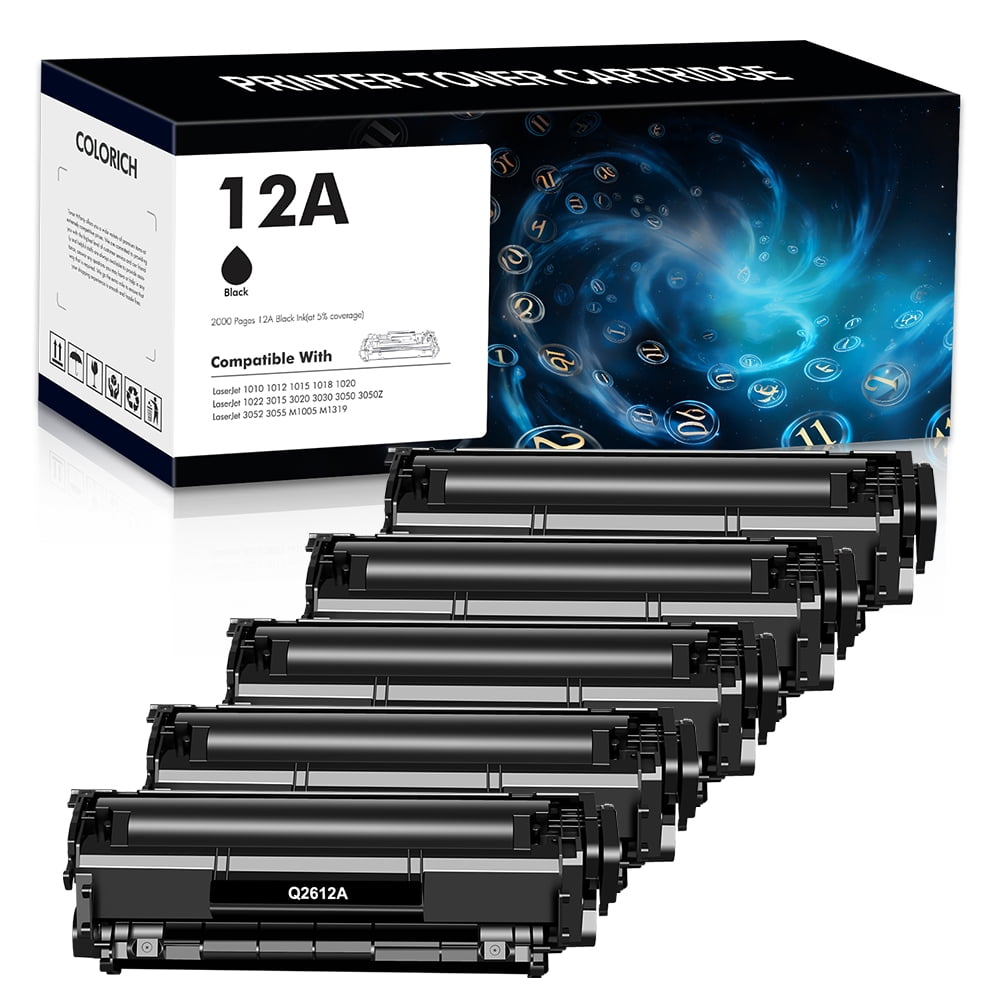 12A Toner Cartridge Compatible for HP 12A Q2612A Laserjet 1020 1022 ...