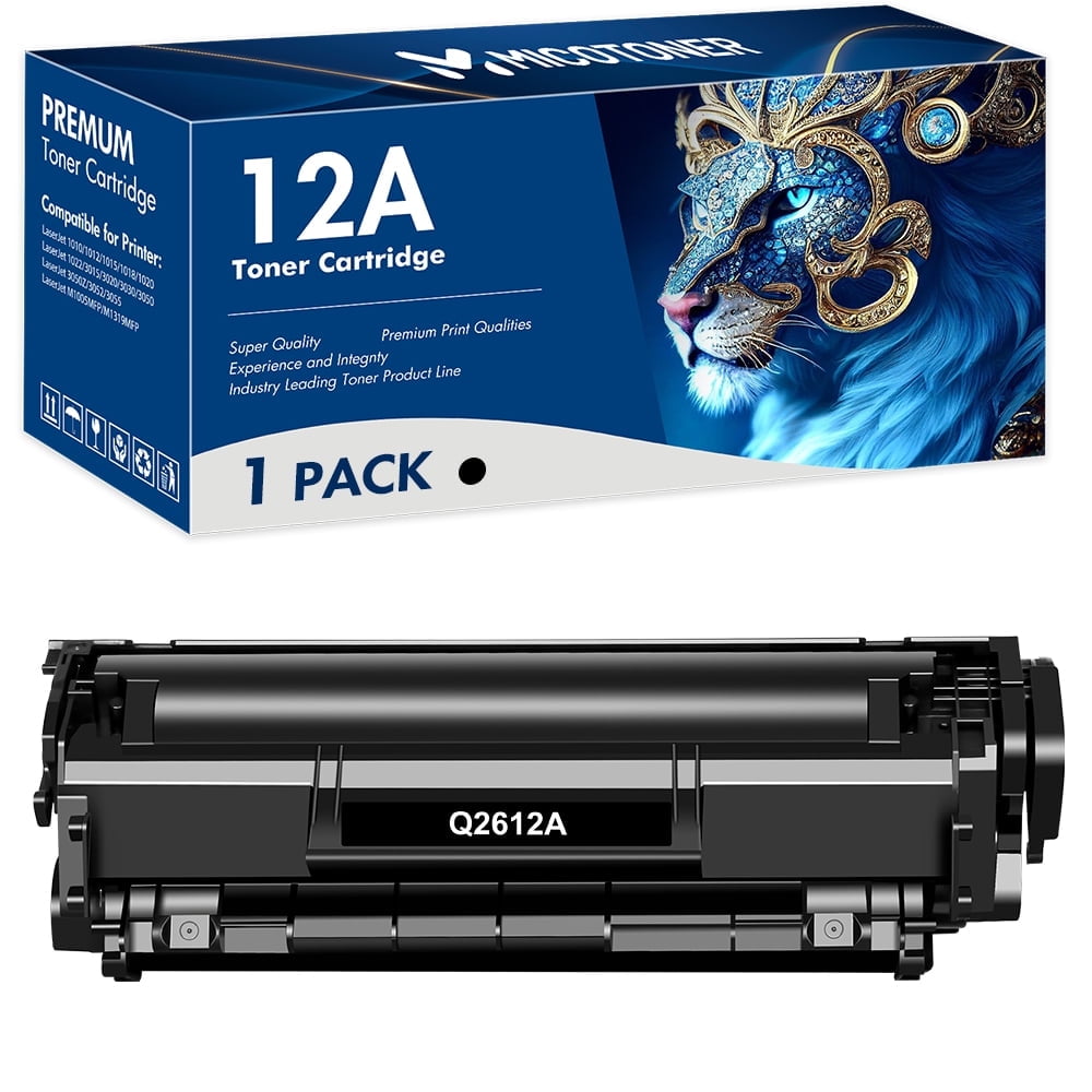 12A Toner Cartridges Compatible for HP 12A Q2612A 3030 LaserJet 1012 ...