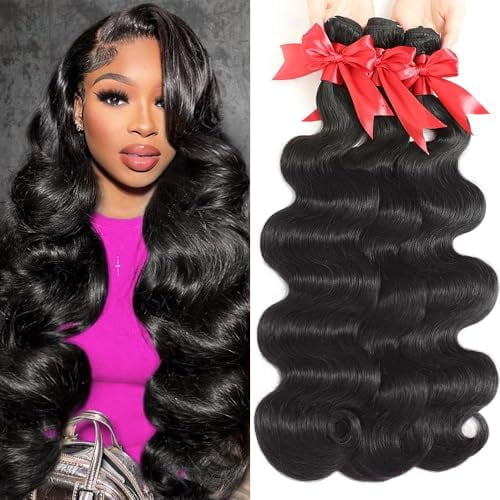 12A Wave Human Hair 12 14 16 Inch Unprocessed Virgin Brazilian Wave 3 ...